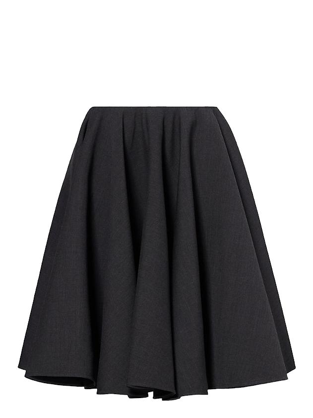 AMI peplum wool midi skirt 12